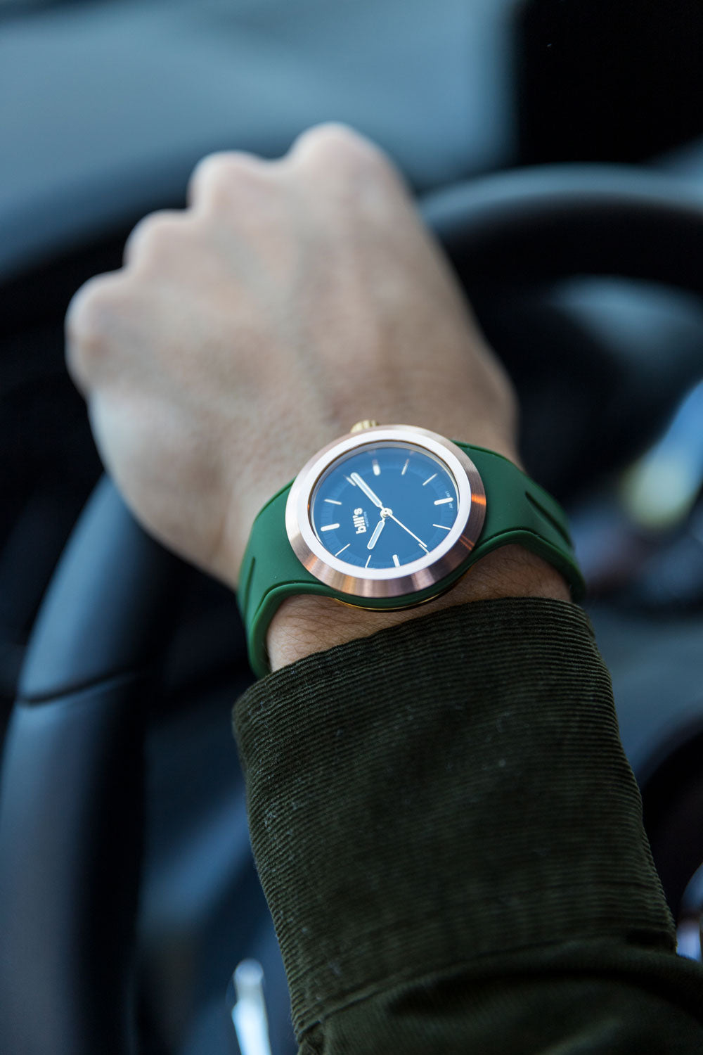 Twist 37 Silicone Watch - Plum / Full Rose Gold – bills-store.com